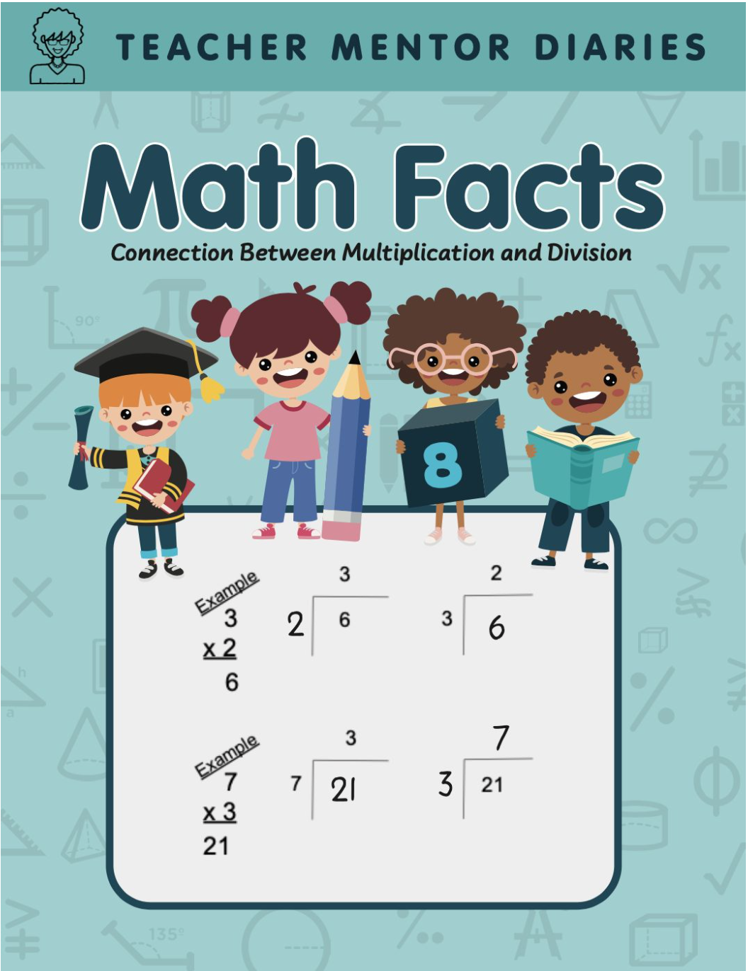 Math Facts Connection Between Multiplication and Division Workbook ...